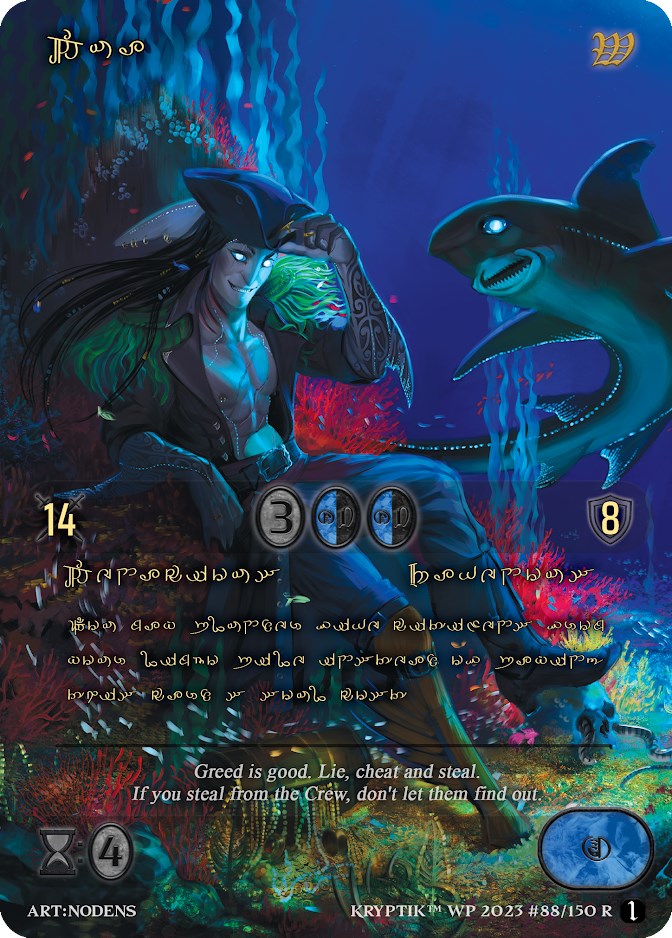 Tua (Gold Kryptik Language) - Wicked Prophecy [Wave 1] - Kryptik TCG