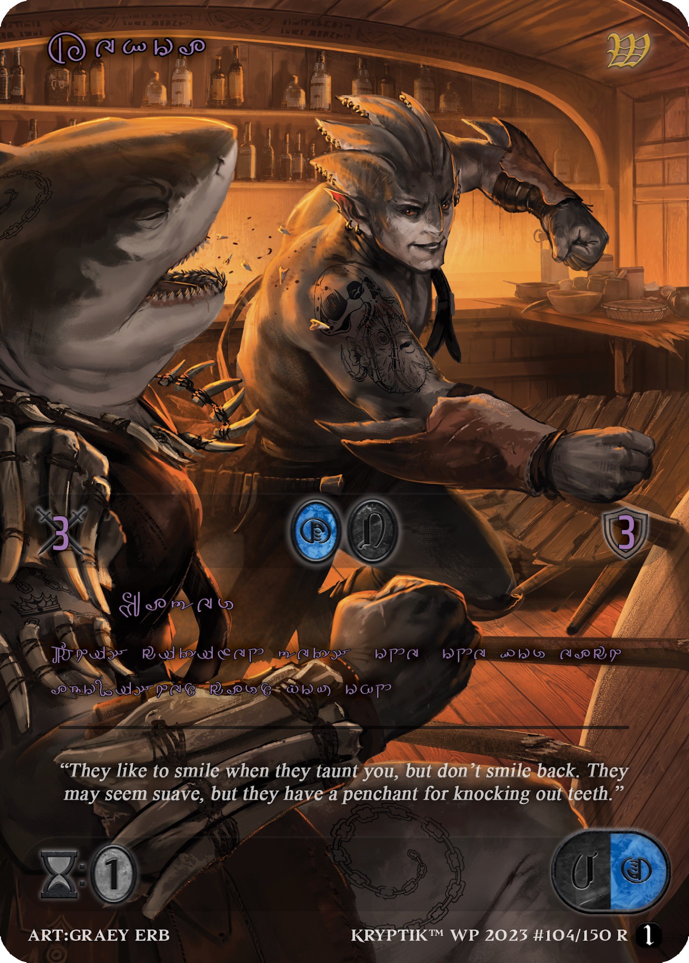 Kekoa (Purple Kryptik Language) - Wicked Prophecy [Wave 1] - Kryptik TCG