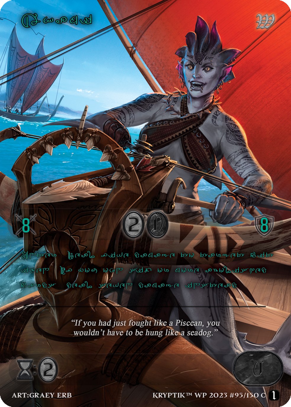 Akami (Green Kryptik Language) - Wicked Prophecy [Wave 1] - Kryptik TCG