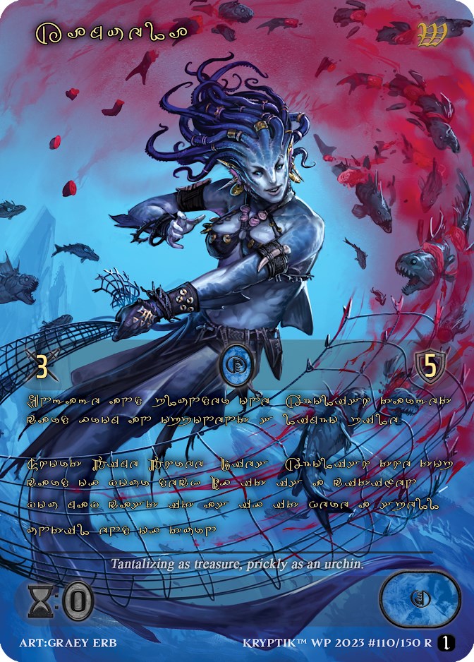 Kamuela (Gold Kryptik Language) - Wicked Prophecy [Wave 1] - Kryptik TCG