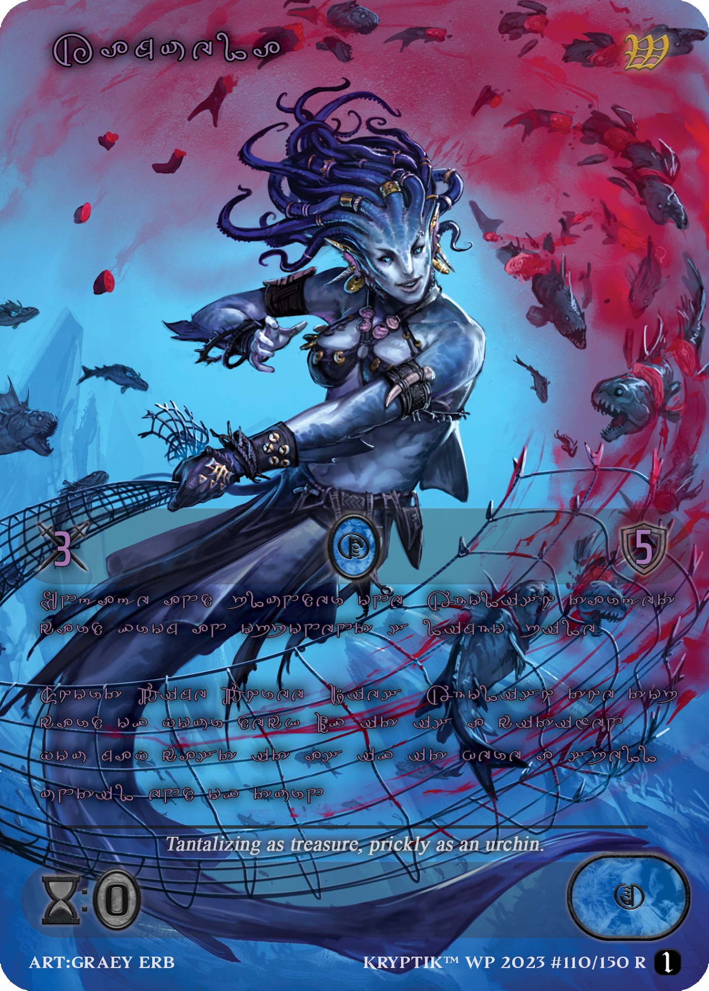 Kamuela (Purple Kryptik Language) - Wicked Prophecy [Wave 1] - Kryptik TCG