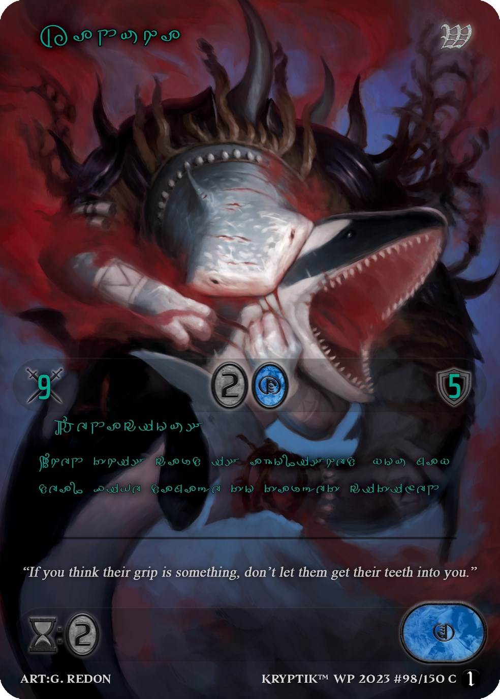 Kanuha (Green Kryptik Language) - Wicked Prophecy [Wave 1] - Kryptik TCG