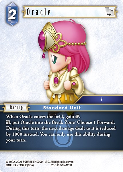 Oracle - Dawn of Heroes - Final Fantasy TCG