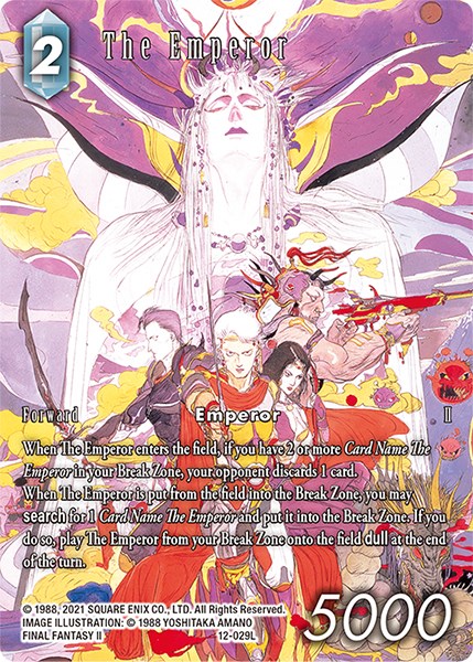 The Emperor (Full Art Reprint) - Dawn of Heroes - Final Fantasy TCG