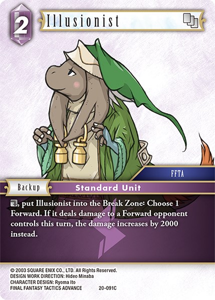 Illusionist - Dawn of Heroes - Final Fantasy TCG