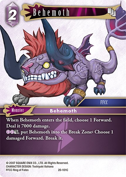 Behemoth - Dawn of Heroes - Final Fantasy TCG
