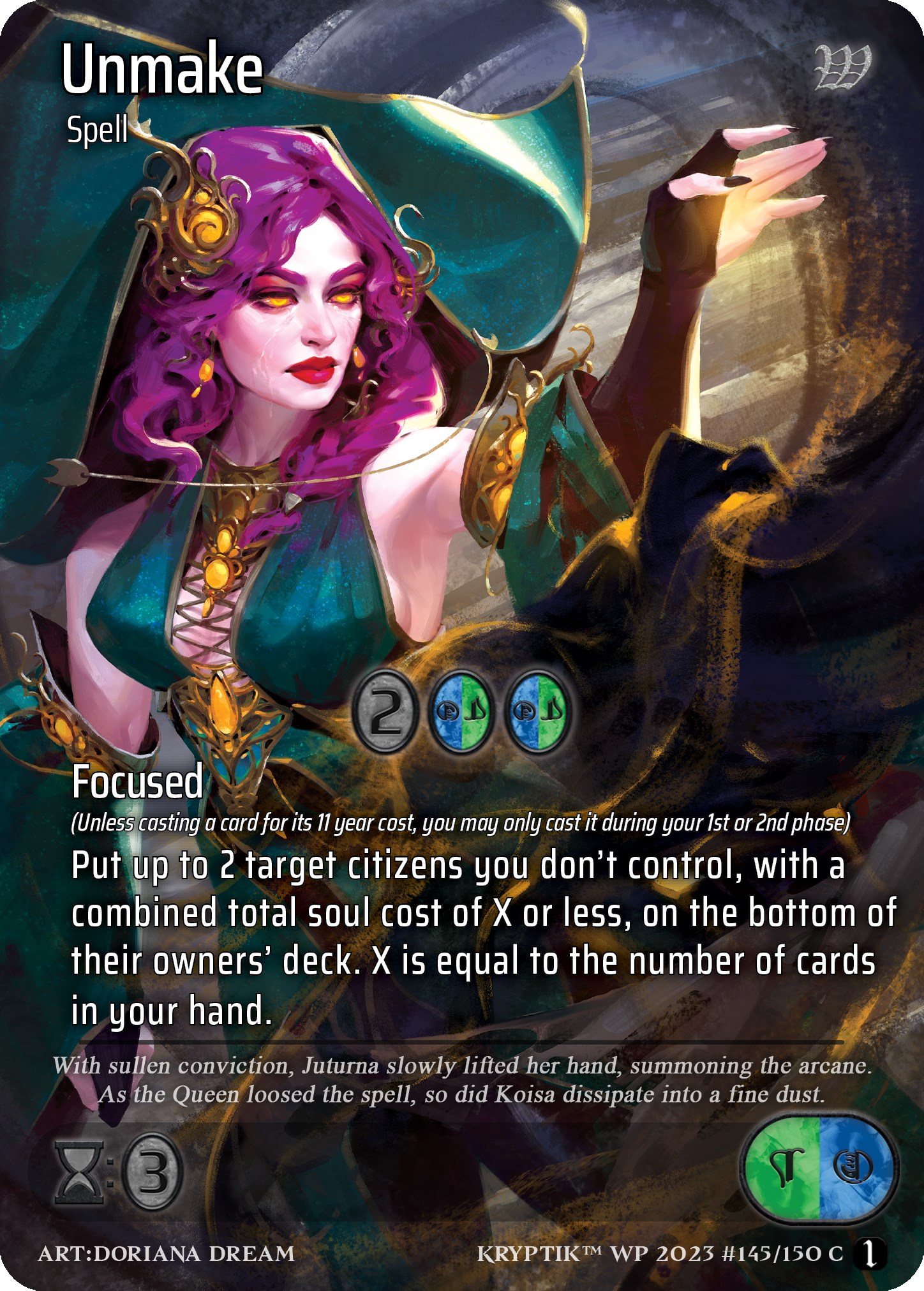 Unmake - Wicked Prophecy [Wave 1] - Kryptik TCG