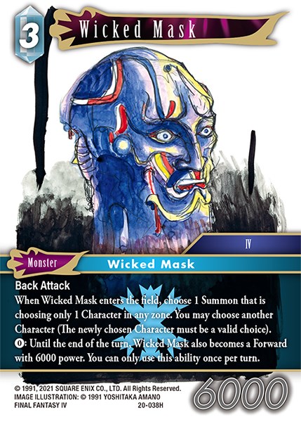 Wicked Mask - Dawn of Heroes - Final Fantasy TCG