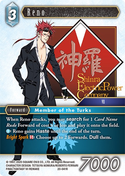 Reno - Dawn of Heroes - Final Fantasy TCG
