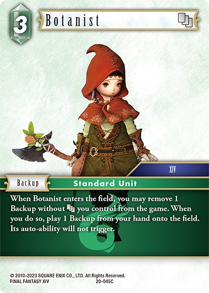 Botanist - Dawn of Heroes - Final Fantasy TCG