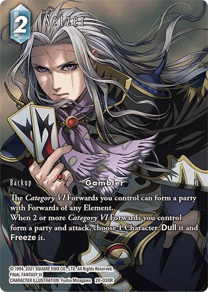 Setzer (Full Art) - Dawn of Heroes - Final Fantasy TCG
