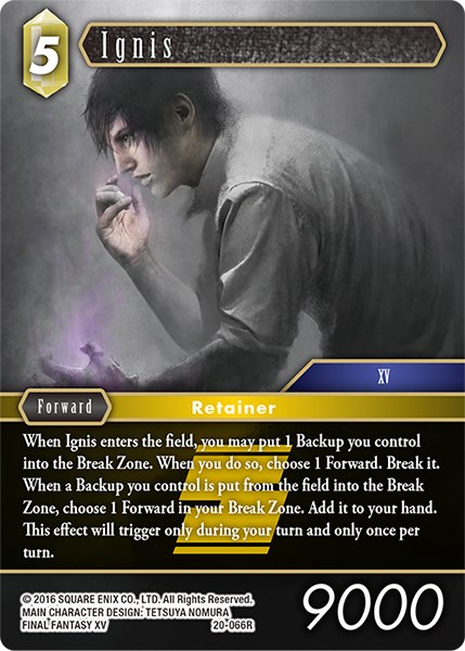 Ignis - Dawn of Heroes - Final Fantasy TCG