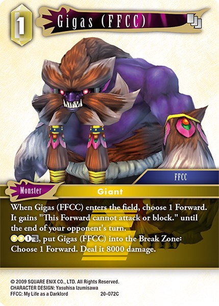 Gigas (FFCC) - Dawn of Heroes - Final Fantasy TCG