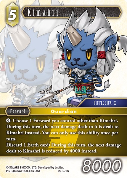 Kimahri - Dawn of Heroes - Final Fantasy TCG