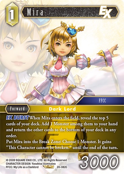 Mira EX - Dawn of Heroes - Final Fantasy TCG