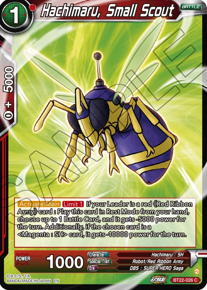 Hachimaru, Small Scout - Critical Blow - Dragon Ball Super: Masters