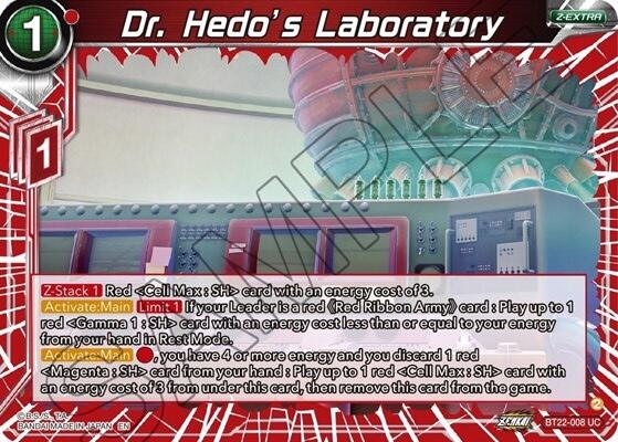 Dr. Hedo's Laboratory - Critical Blow - Dragon Ball Super: Masters