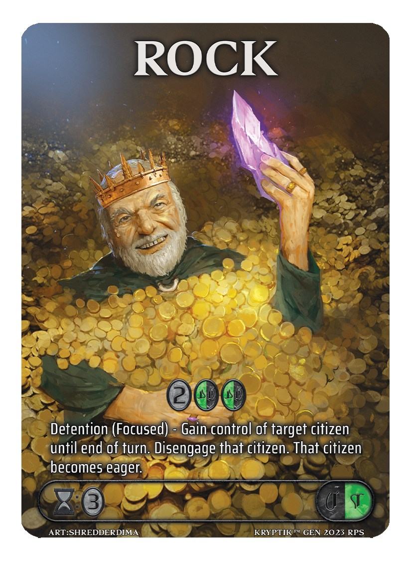 Rock (Detention) - Kryptik Promos - Kryptik TCG