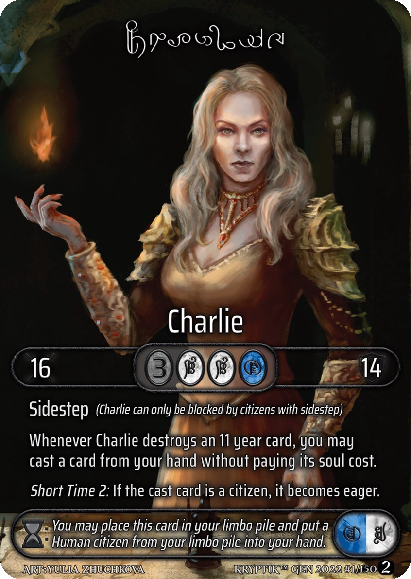 Charlie (Wave 2 Prize Support Cards) - Kryptik Promos - Kryptik TCG