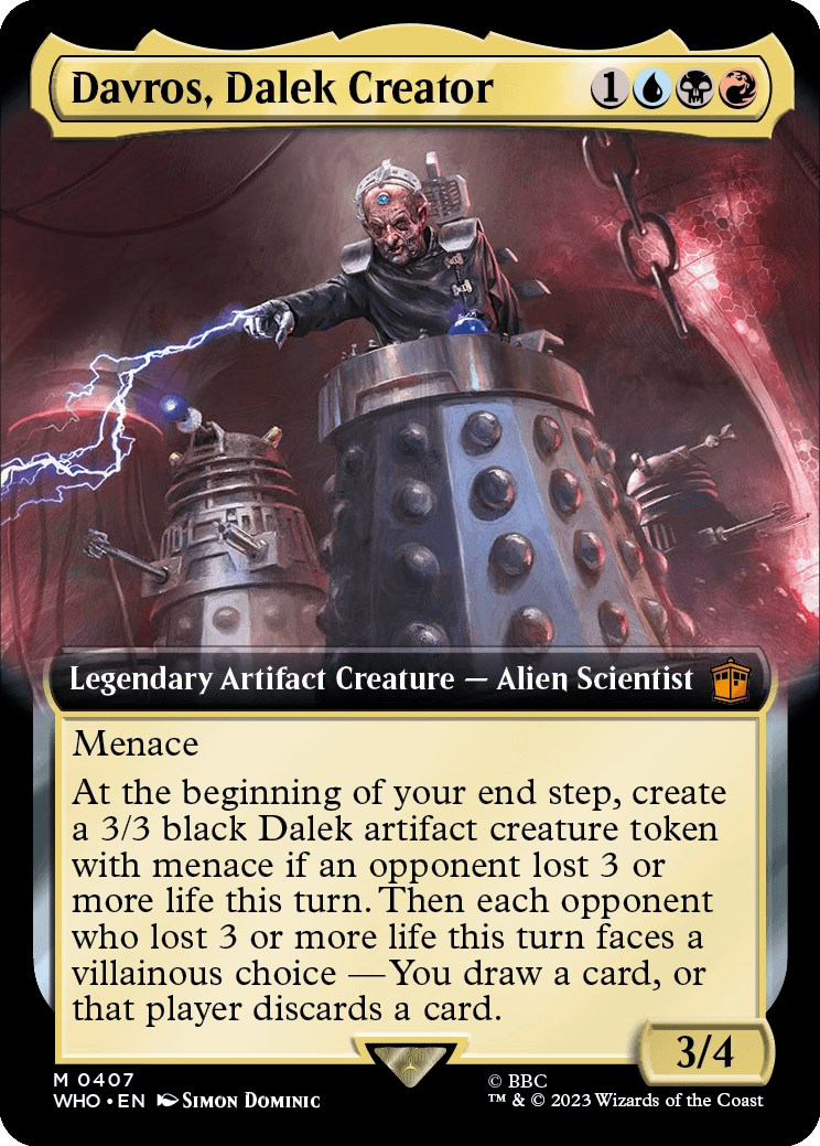 Davros, Dalek Creator (Extended Art) - Universes Beyond: Doctor Who ...