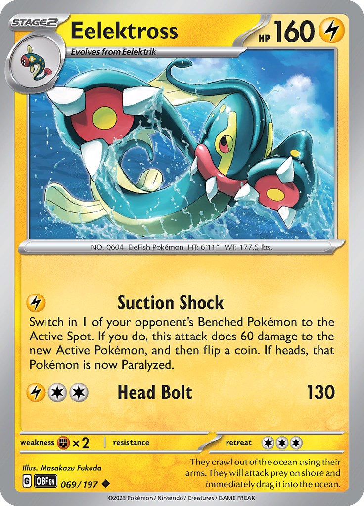 Pokemon Eelektross Card