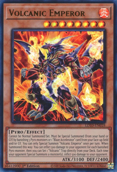 Volcanic Emperor - Legendary Duelists: Soulburning Volcano - YuGiOh