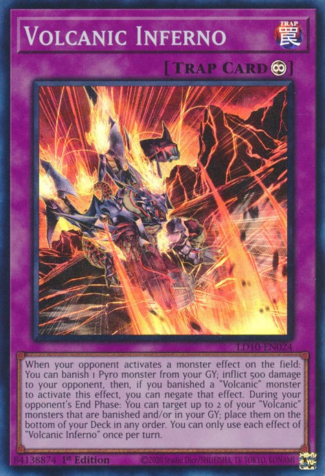Volcanic Inferno - Legendary Duelists: Soulburning Volcano - YuGiOh