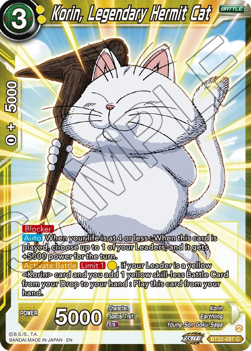 Korin, Legendary Hermit Cat - Critical Blow - Dragon Ball Super: Masters