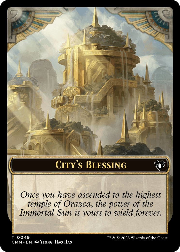 City's Blessing // Emblem - Teferi, Temporal Archmage Double-Sided ...