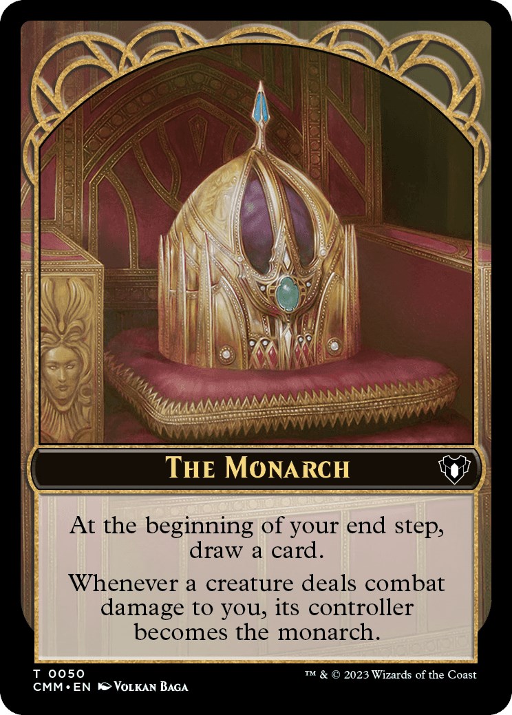 The Monarch // Spider Double-Sided Token - Commander Masters - Magic ...