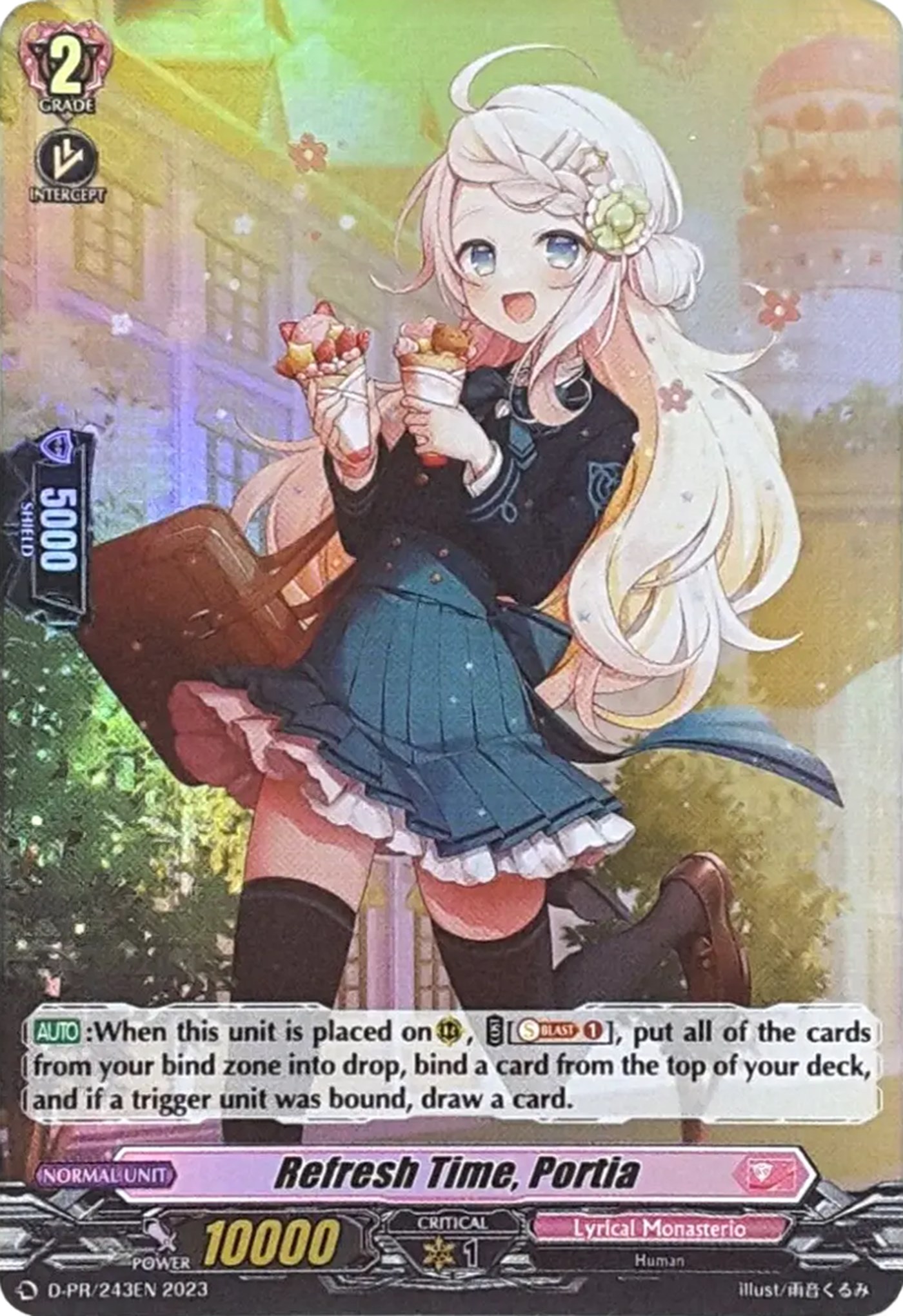 Refresh Time, Portia (Foil) - D Promo Cards - Cardfight Vanguard