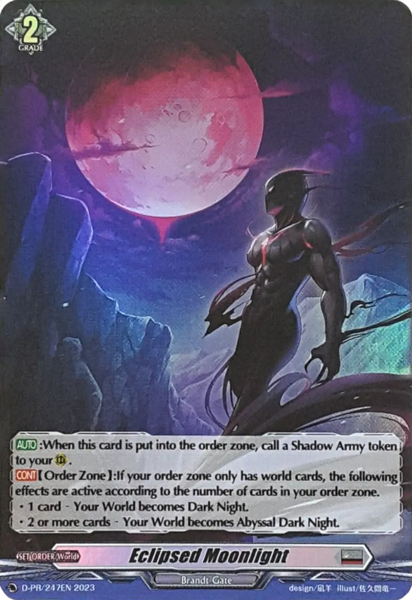 Eclipsed Moonlight (Foil) - D Promo Cards - Cardfight Vanguard