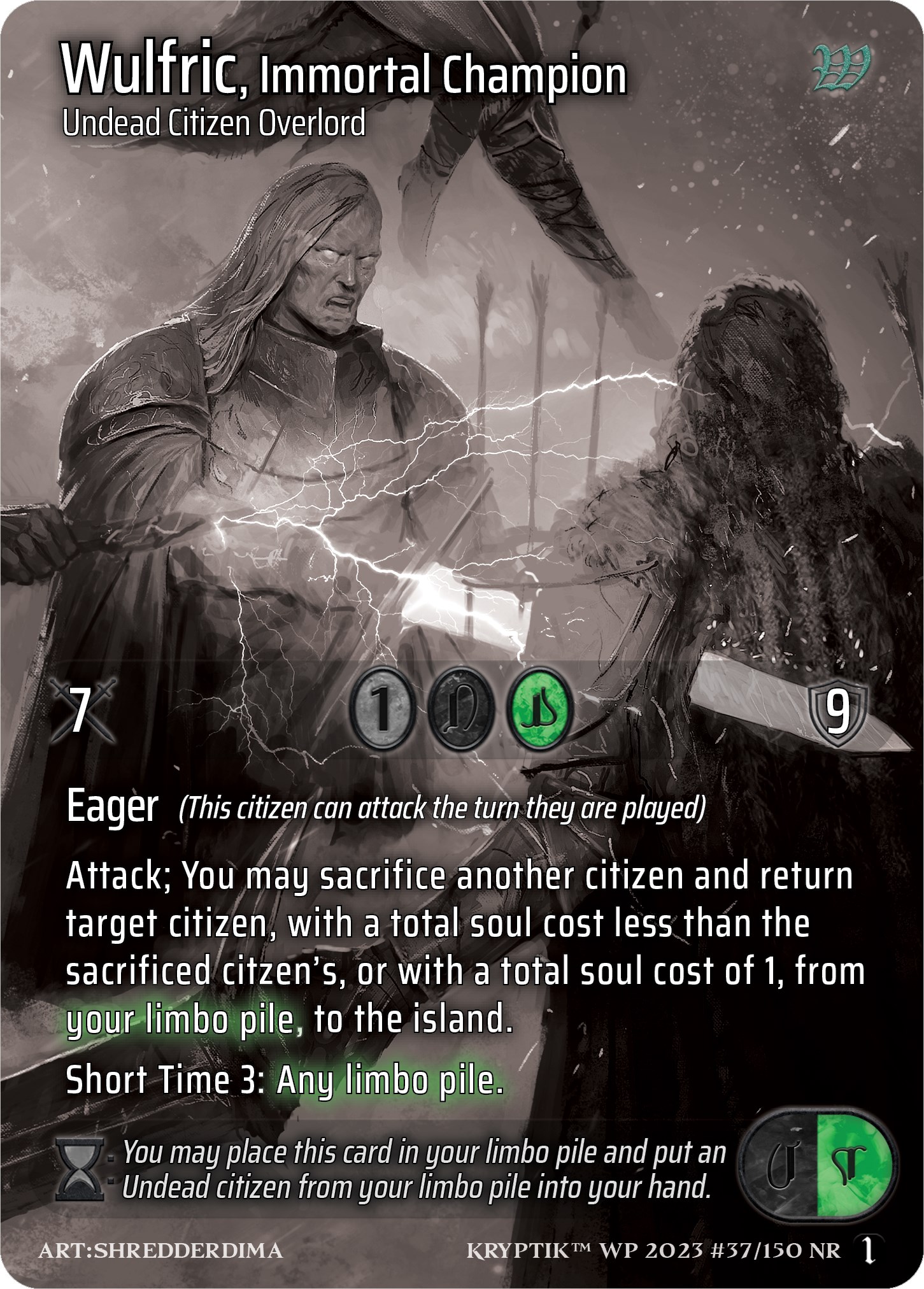 Wulfric, Immortal Champion - Wicked Prophecy [Wave 1] (eBay Gen Con ...