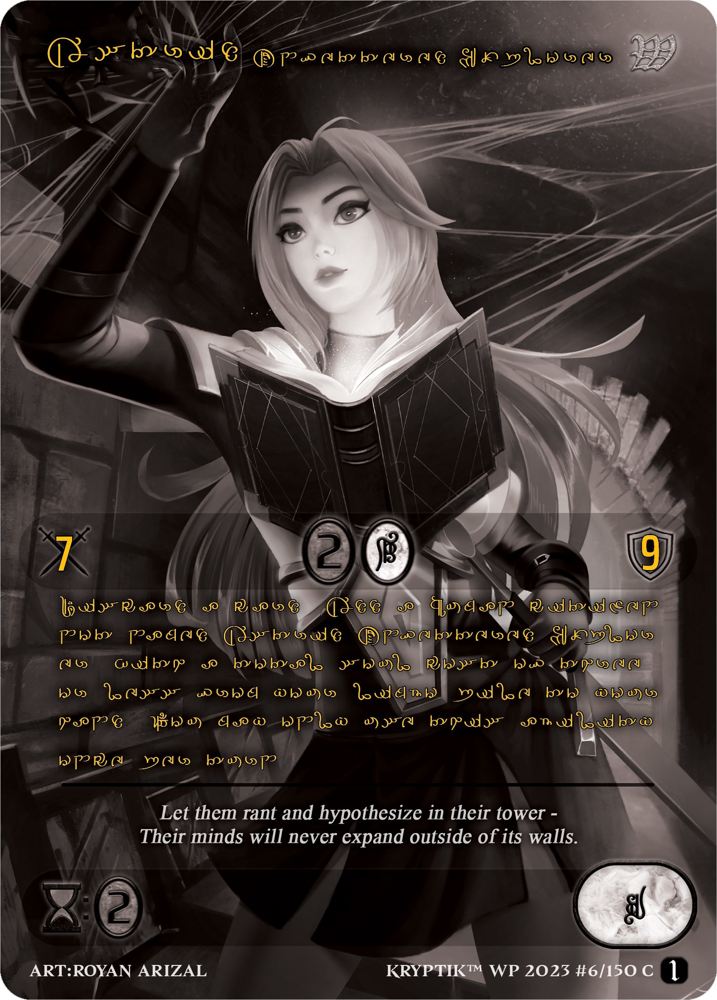 Astrid, Unfettered Explorer (Gold Kryptik Language) - Wicked Prophecy ...