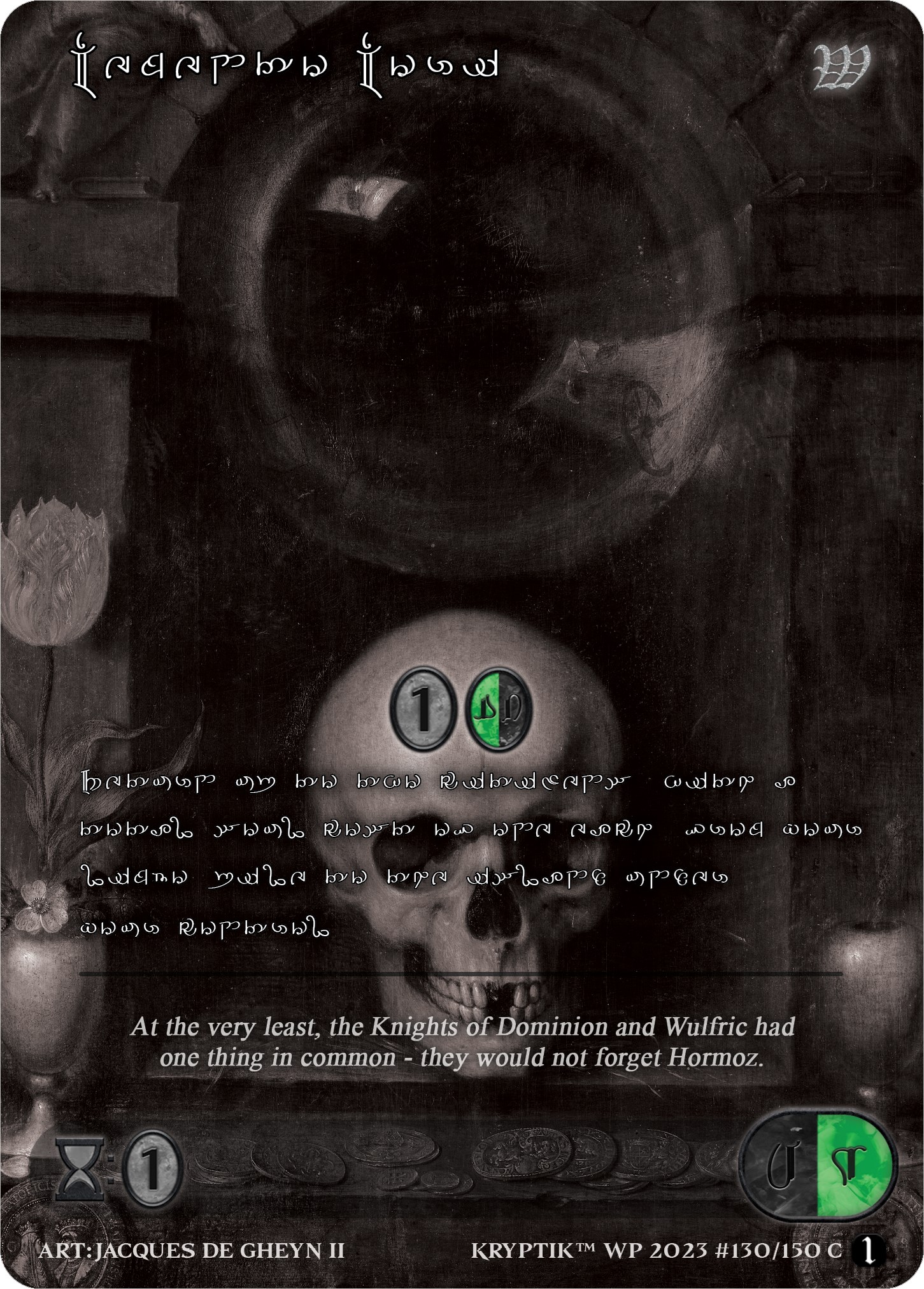 Memento Mori (Silver Kryptik Language) - Wicked Prophecy [Wave 1] (eBay ...
