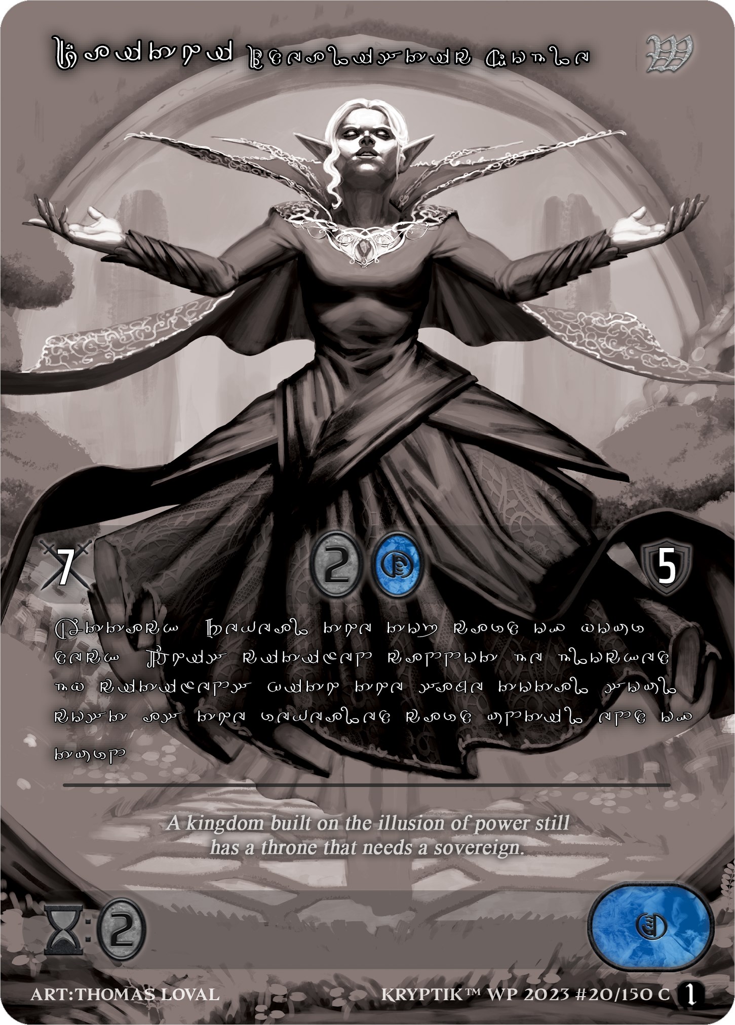 Daithi, Idealistic Noble (Silver Kryptik Language) - Wicked Prophecy ...