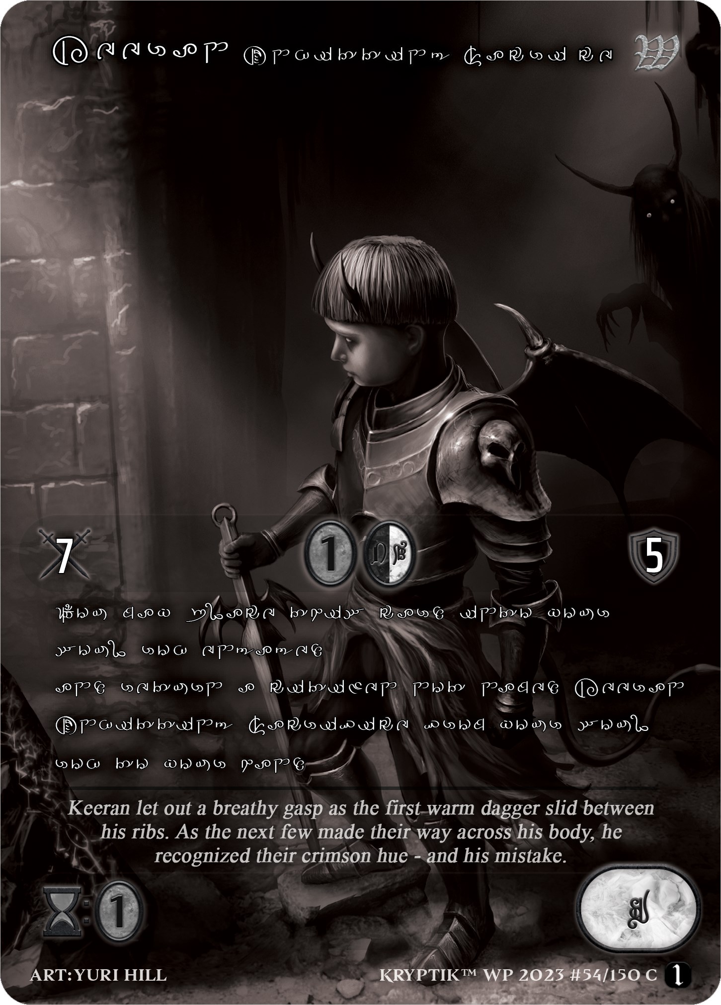 Keeran, Unwitting Sacrifice (Silver Kryptik Language) - Wicked Prophecy ...