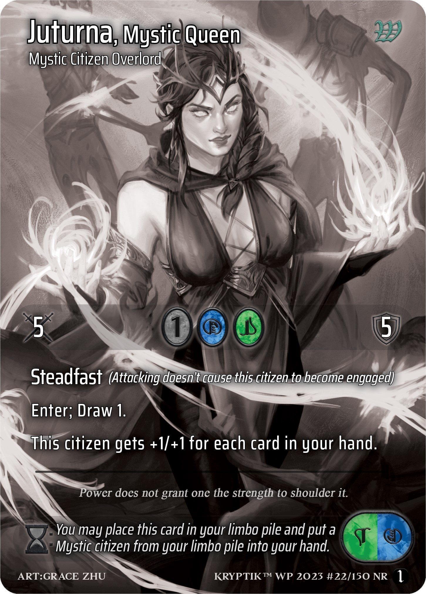 Juturna, Mystic Queen - Wicked Prophecy [Wave 1] (eBay Gen Con Exclusive) - Kryptik TCG