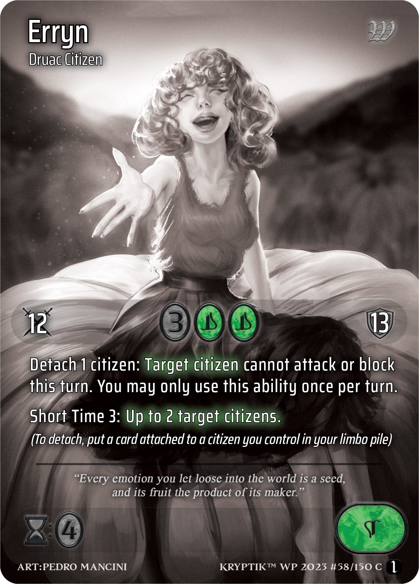 Erryn - Wicked Prophecy [Wave 1] (eBay Gen Con Exclusive) - Kryptik TCG
