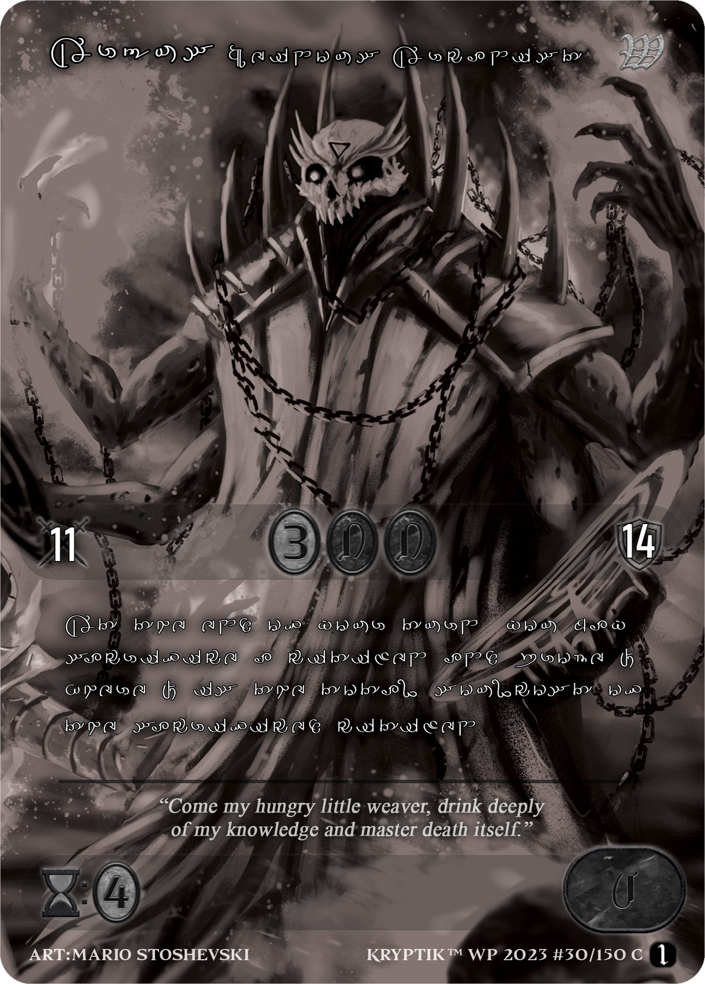 Argus, Heinous Arcanist (Silver Kryptik Language) - Wicked Prophecy ...