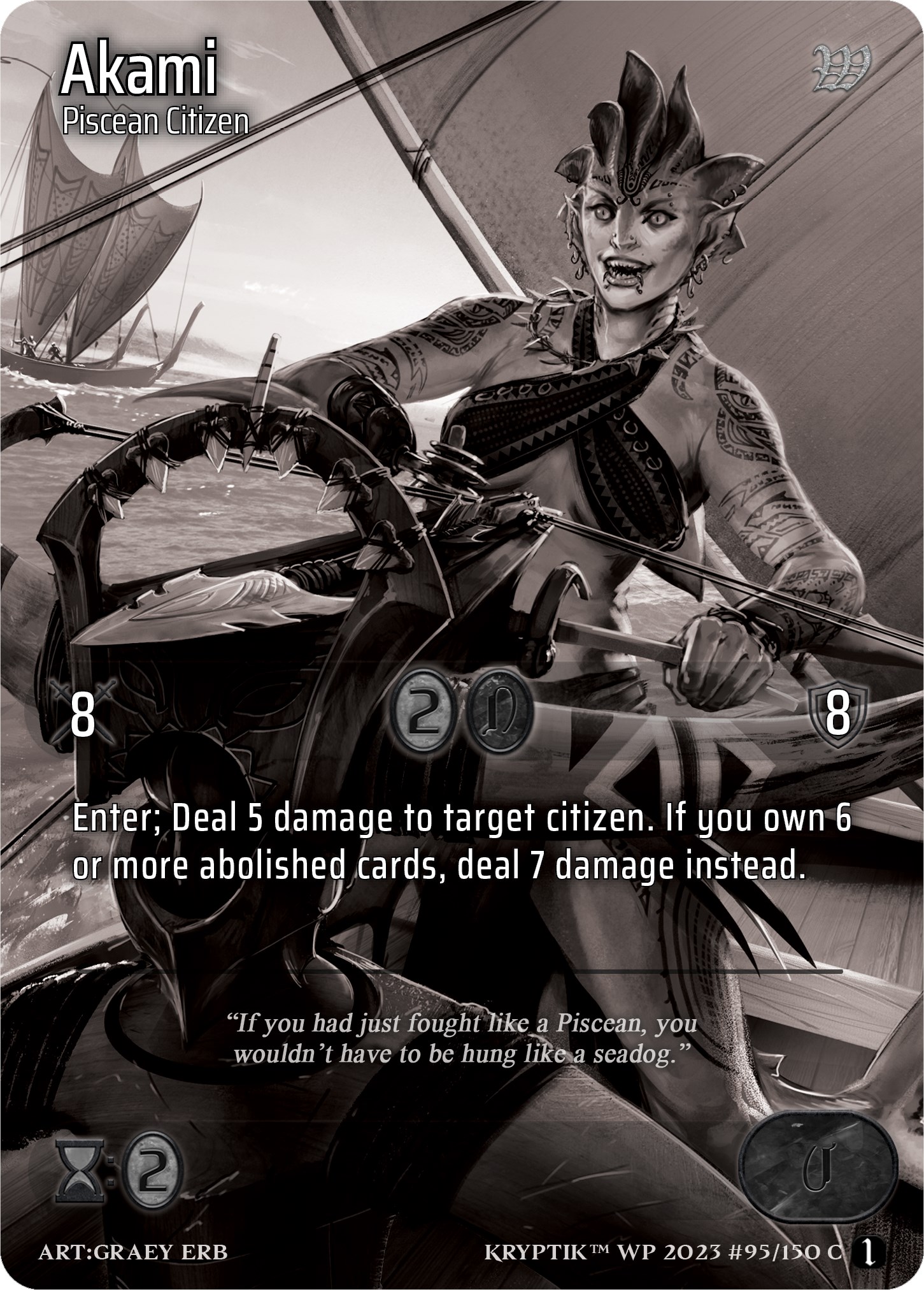 Akami (Box Topper) - Wicked Prophecy [Wave 1] (eBay Gen Con Exclusive) - Kryptik TCG