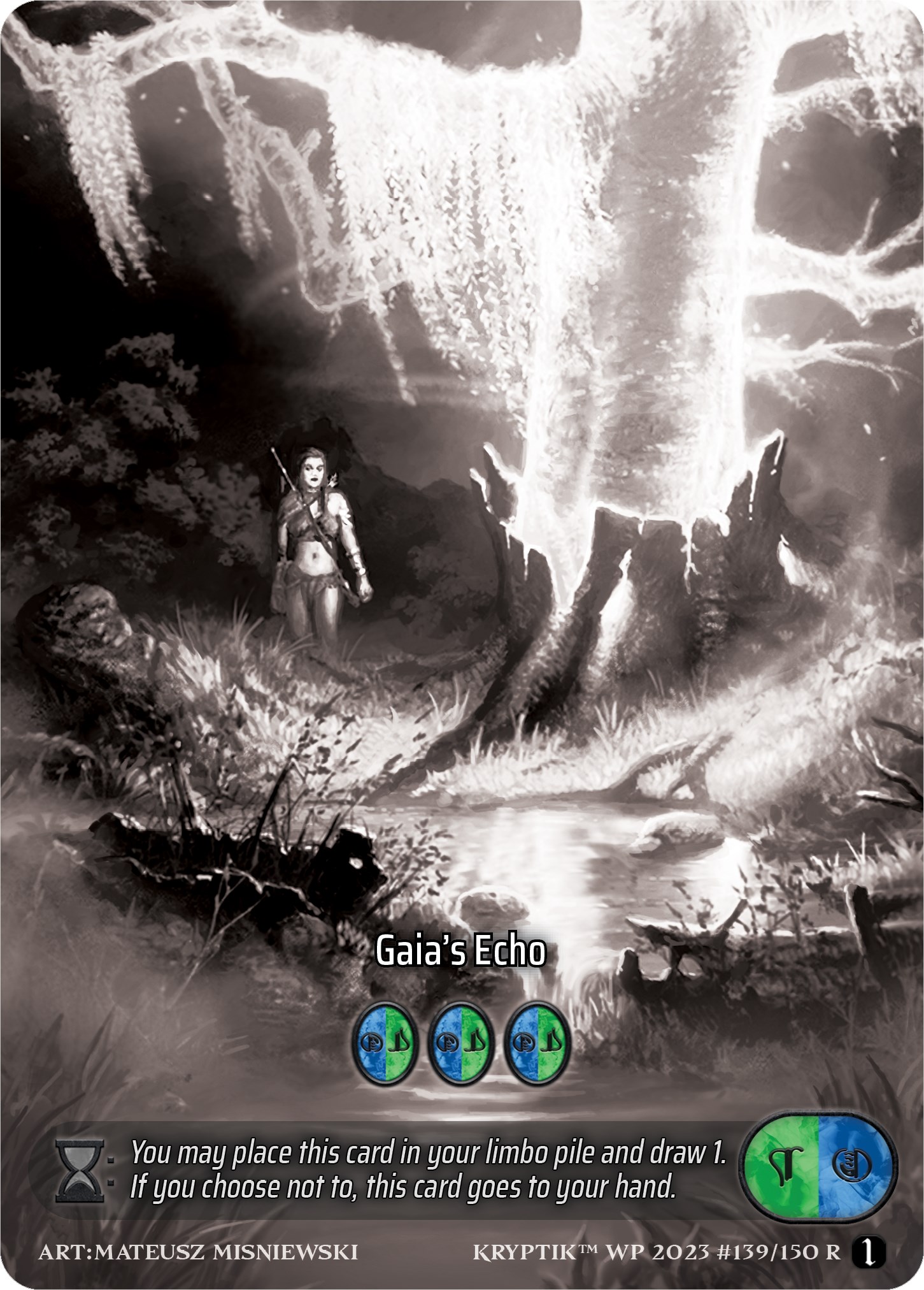 Gaia's Echo (Box Topper) - Wicked Prophecy [Wave 1] (eBay Gen Con Exclusive) - Kryptik TCG