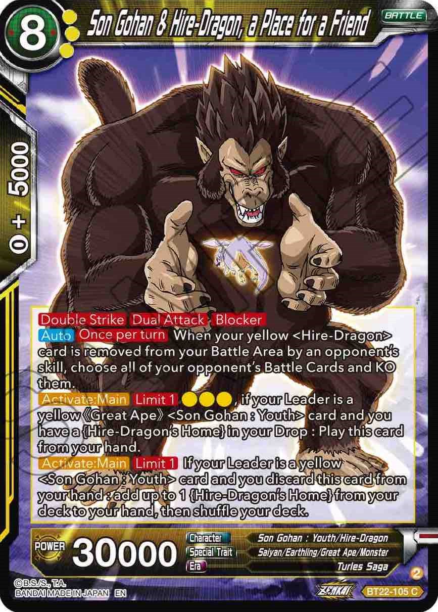 Son Gohan & Hire-Dragon, a place for a Friend - Critical Blow - Dragon ...