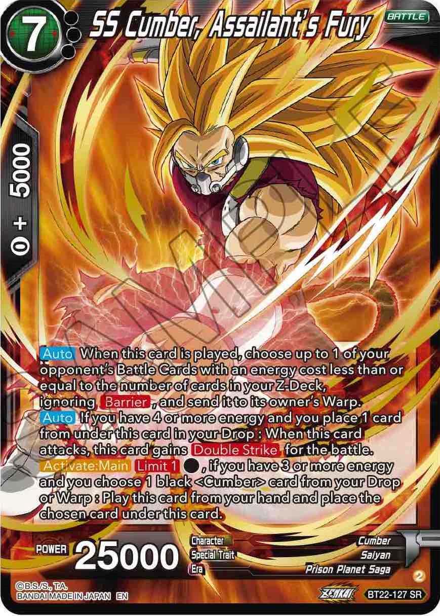 SS Cumber, Assailant's Fury - Critical Blow - Dragon Ball Super: Masters