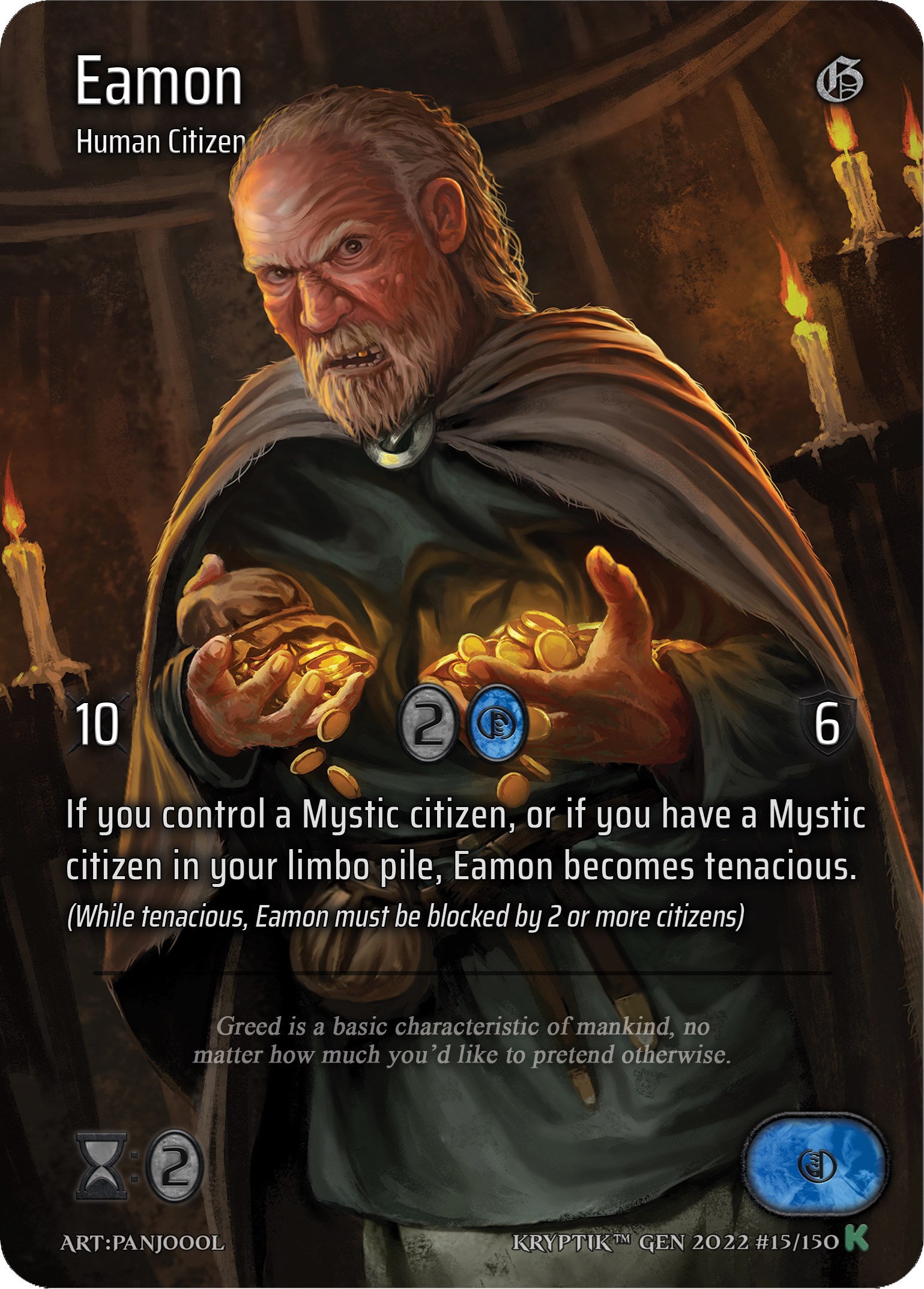 Eamon (Full Art) - Genesis [Kickstarter] - Kryptik TCG