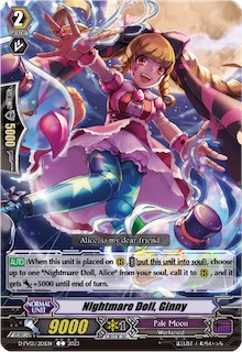 Nightmare Doll, Ginny - D-PV01: History Collection - Cardfight Vanguard