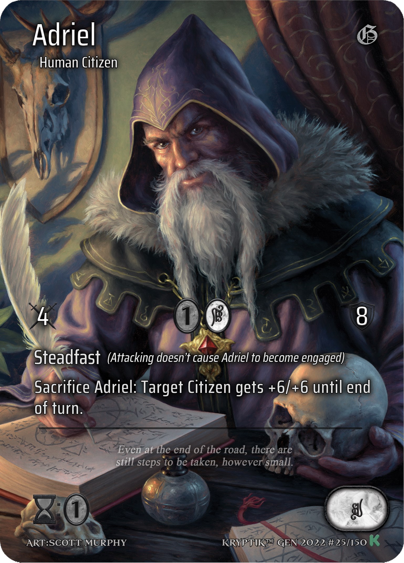 Adriel (Full Art) - Genesis [Kickstarter] - Kryptik TCG