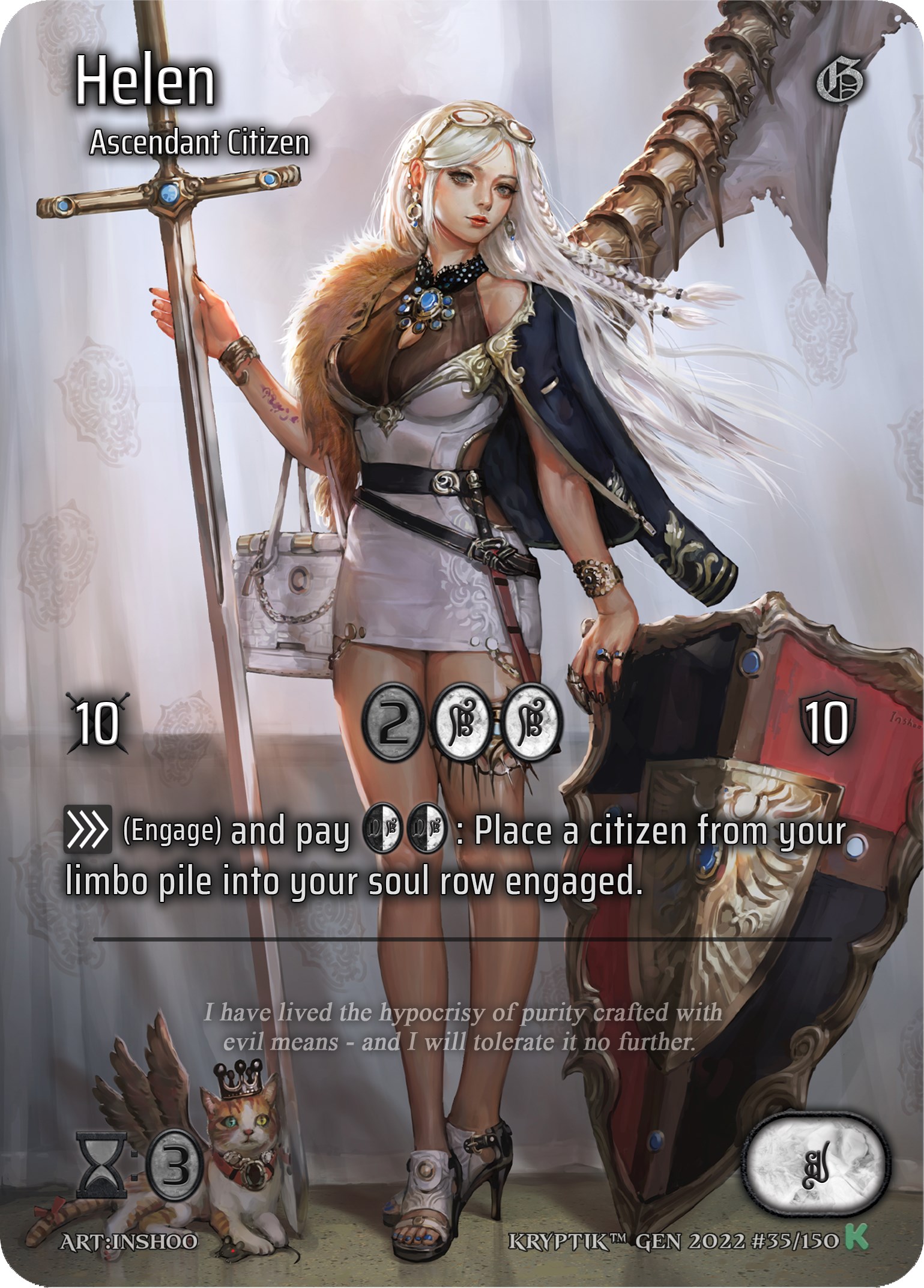 Helen (Full Art) - Genesis [Kickstarter] - Kryptik TCG
