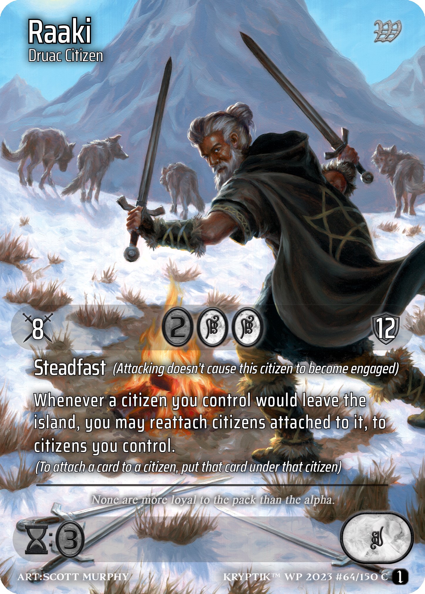 Raaki (Cosmo Foil) - Wicked Prophecy [Wave 1] - Kryptik TCG