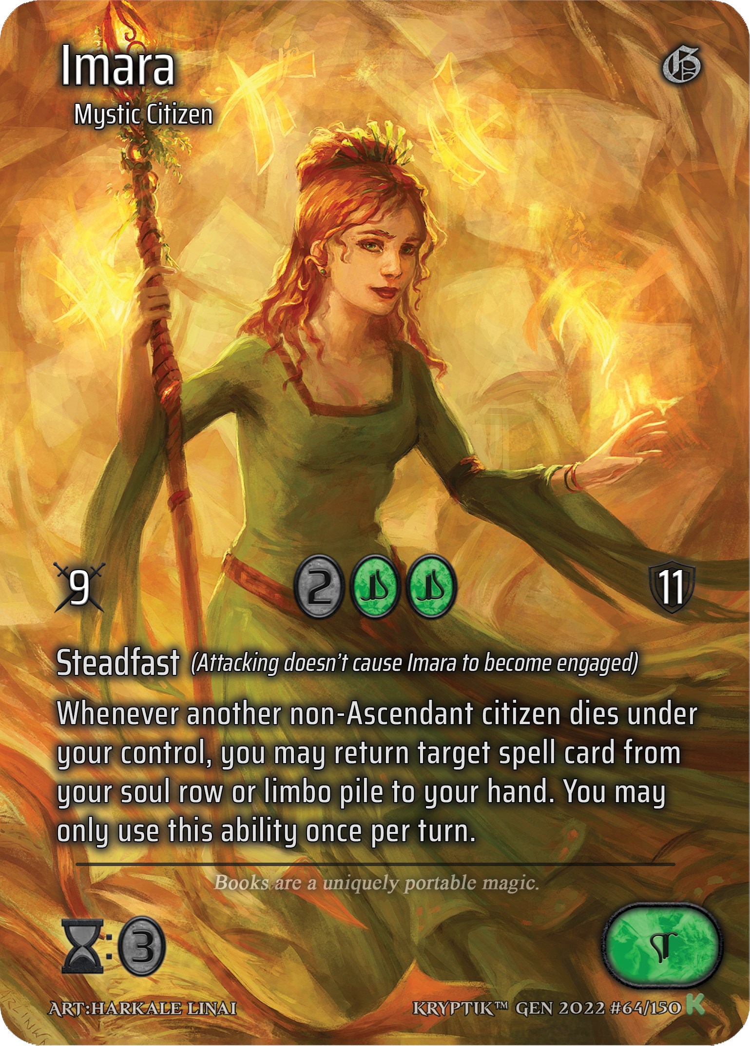 Imara (Full Art) - Genesis [Kickstarter] - Kryptik TCG